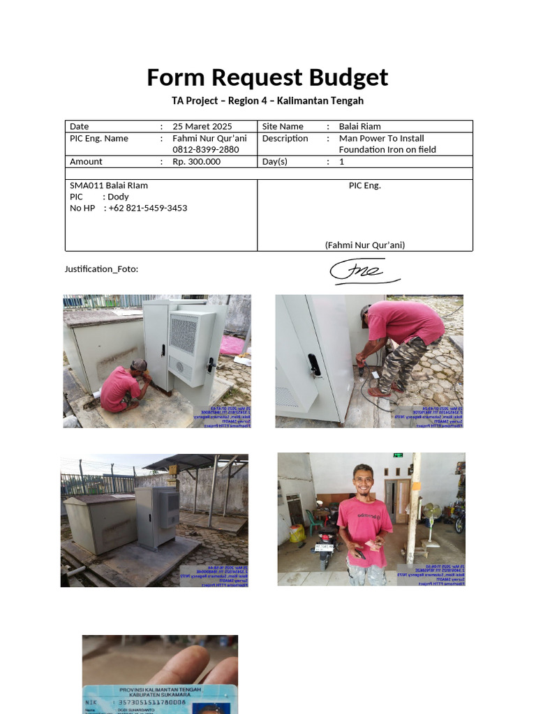 BA Form Man Power SMA011 - 25 - Maret - 2025 | PDF