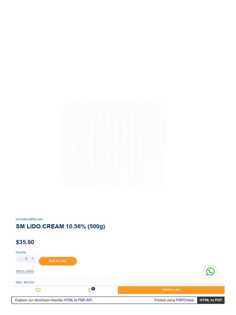 Brunodermalfiller Com Products SM Cream 10 56 Utm Source Cha | PDF ...
