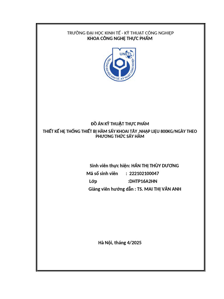 đồ án HTTD | PDF