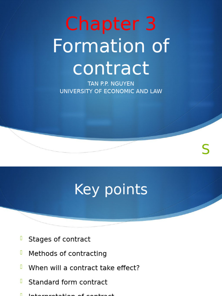 Contract Formation and Interpretation Guide | PDF | Offer And ...