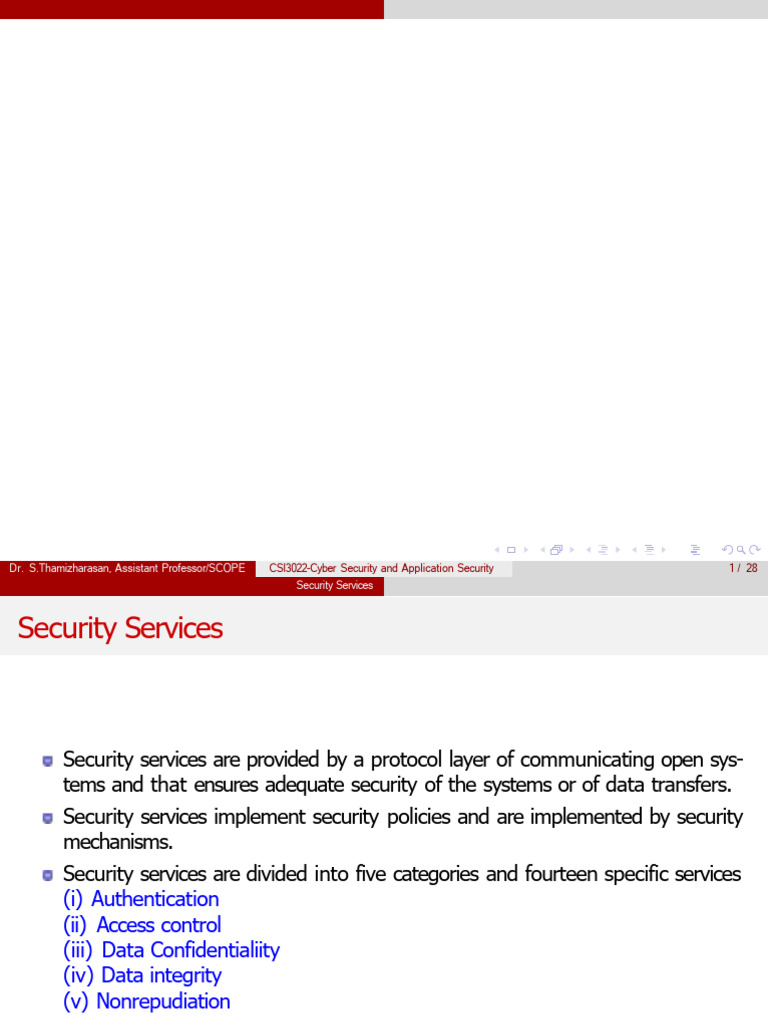 4-Security Services-17-08-2022 | PDF | Spectral Density | Information ...