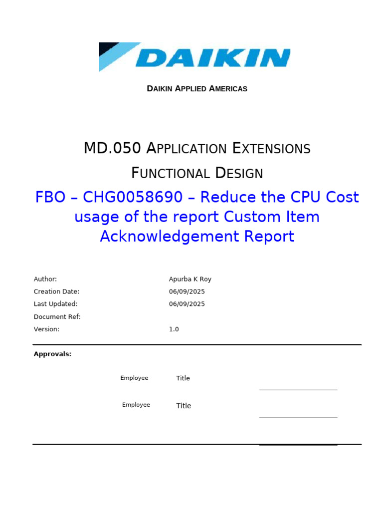 MD-050 CHG0058690 | PDF | Computing | Data Management