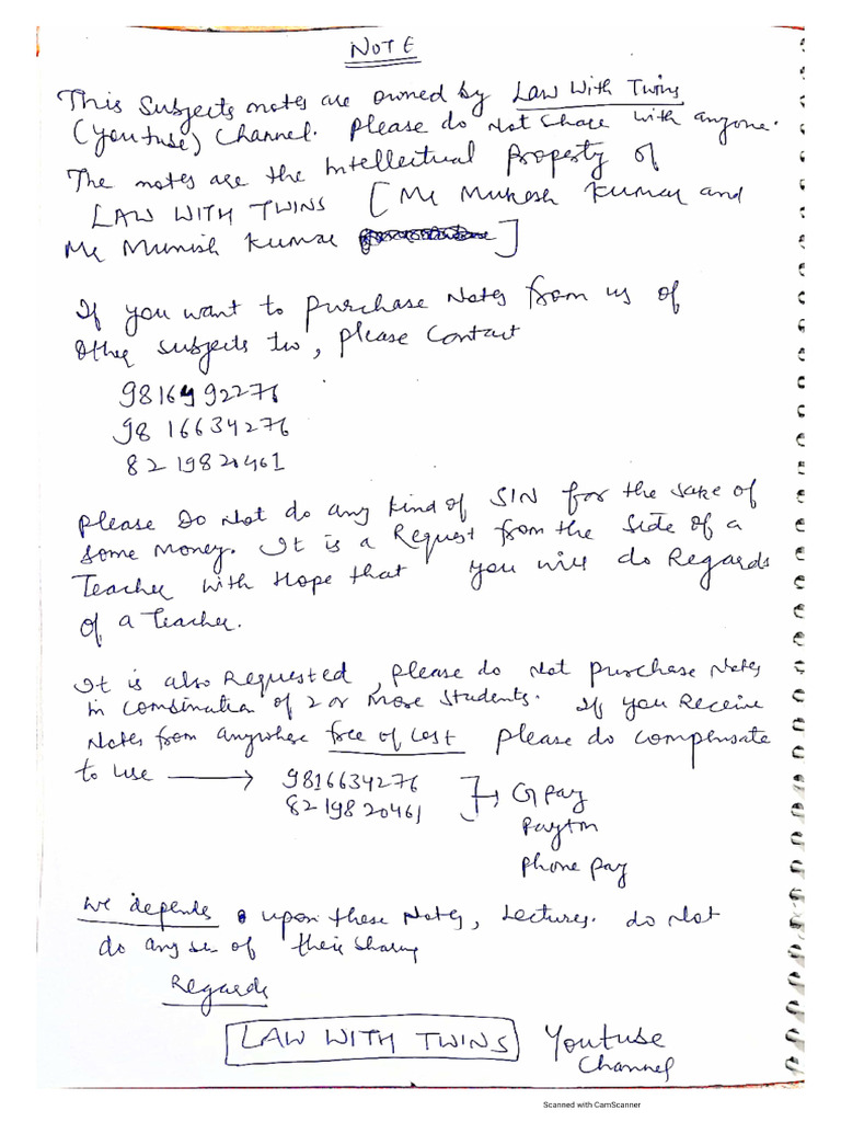 Notes Pleading Drafting and Conveyance | PDF