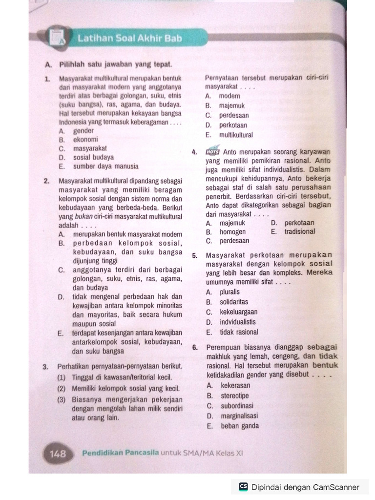 Latihan Soal PKN | PDF