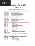 All-Night SDA Prayer Meeting Program | PDF | Prayer | Worship