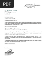 Request for Medical Mission Support | PDF | Health Care