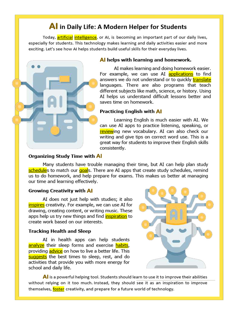UNIT 12 AI in Daily Life | PDF | Artificial Intelligence | Intelligence ...