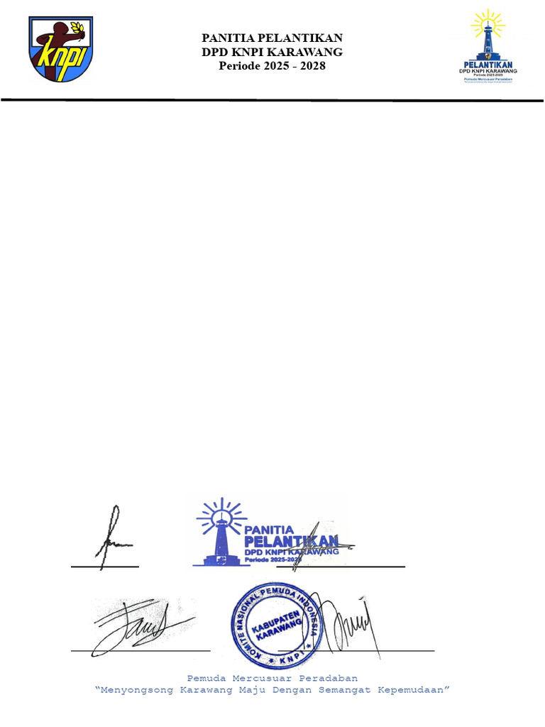 Undangan Pengurus Okp | PDF