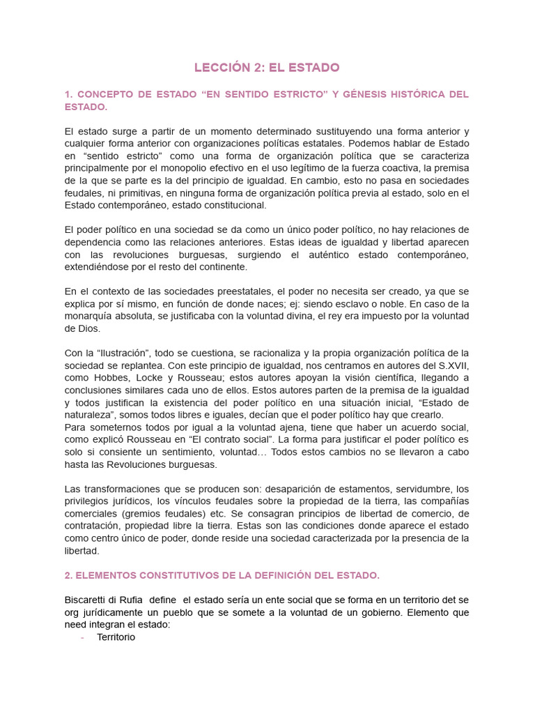 Evolución del Estado y su Concepto | PDF | Estado (política) | Soberanía