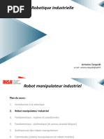 Cours Robotique | PDF | Robotique | Machine