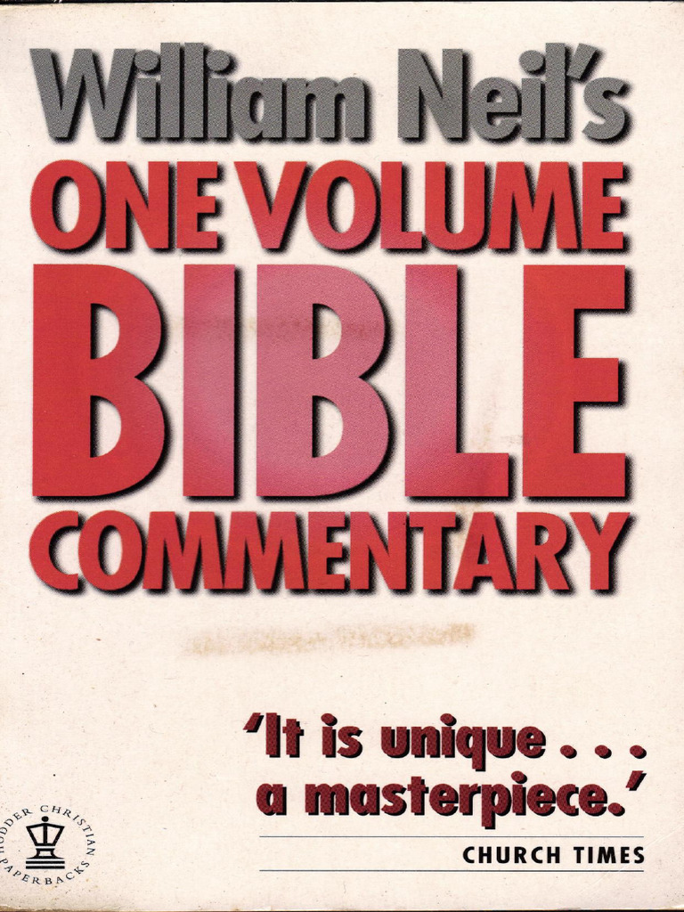 One-Volume Bible Commentary by William Neil | PDF | Genesis Creation ...