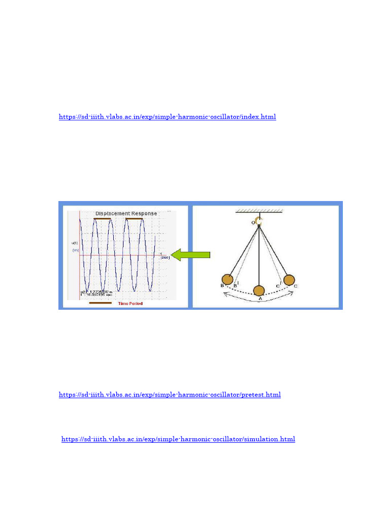 EAS 456 Project (Simple Harmonic Oscillator) | PDF | Oscillation ...