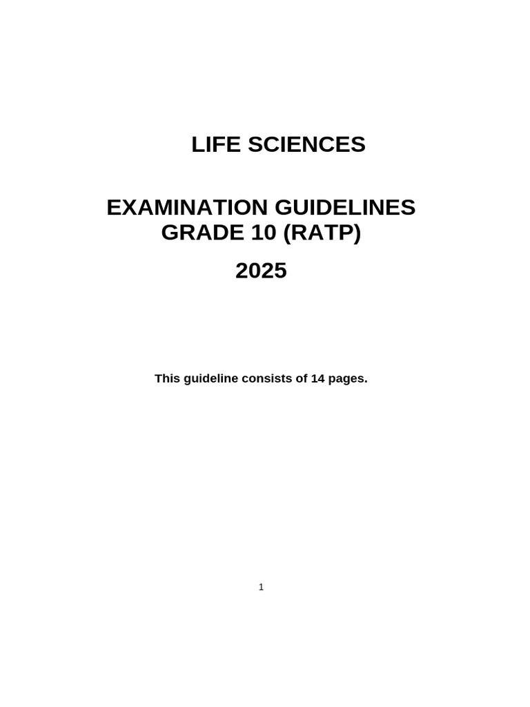 2025 LFSC GR 10 Exam Guidelines Final | PDF | Atrium (Heart) | Circulatory System