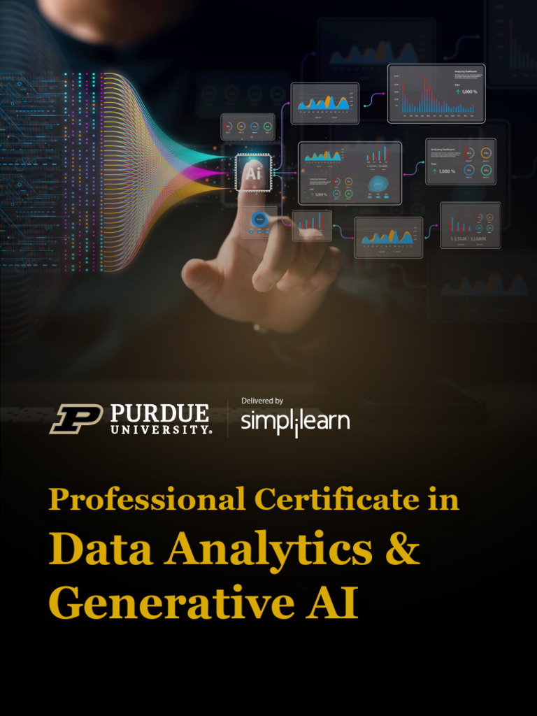 Purdue DA&GenAI Brochure | PDF | Artificial Intelligence | Intelligence (AI) & Semantics