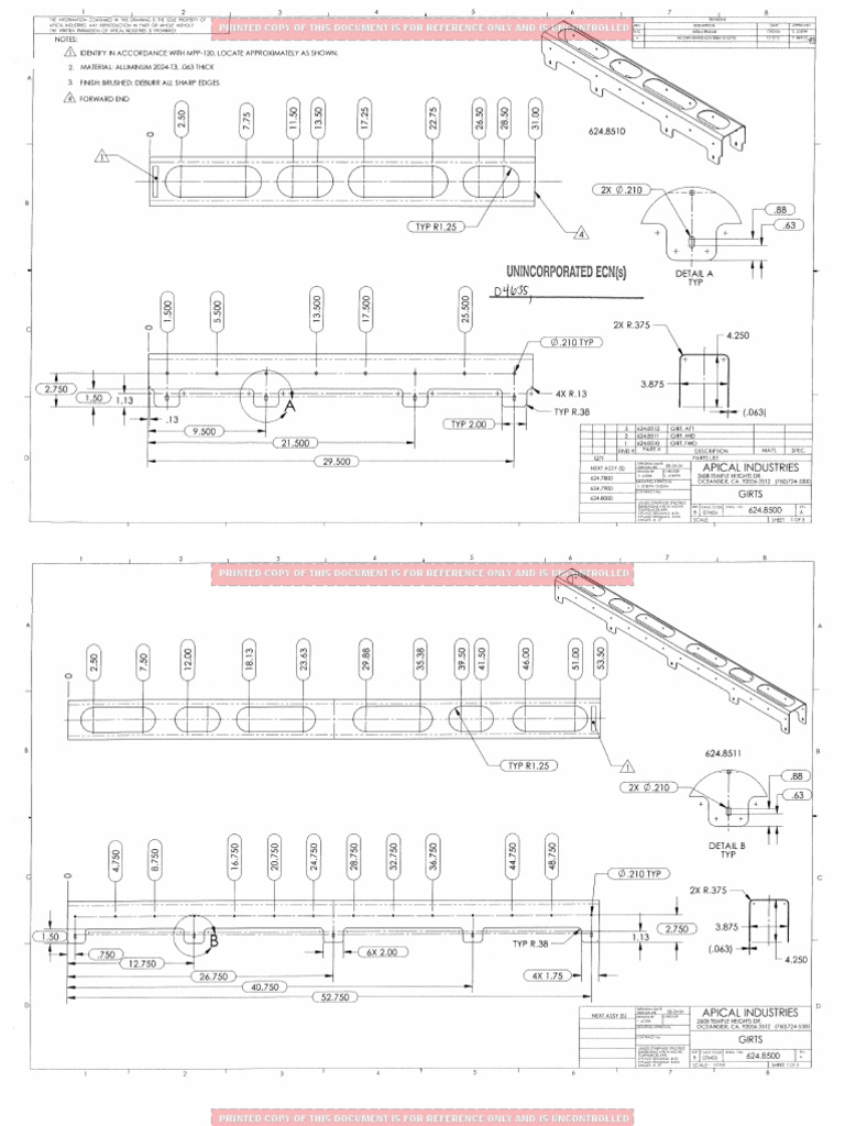 Printed Copy of This Document Is For Reference Only and Is Uncontrolled ...