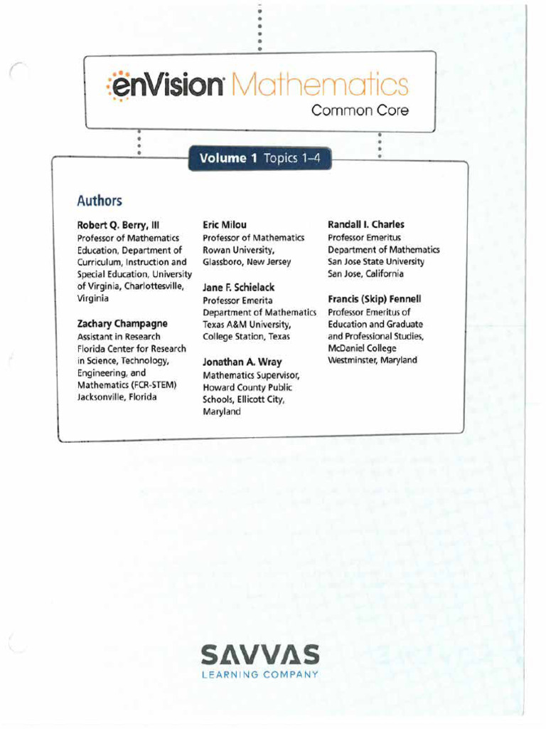 Mathematics Grade 6 Vol.1 | PDF