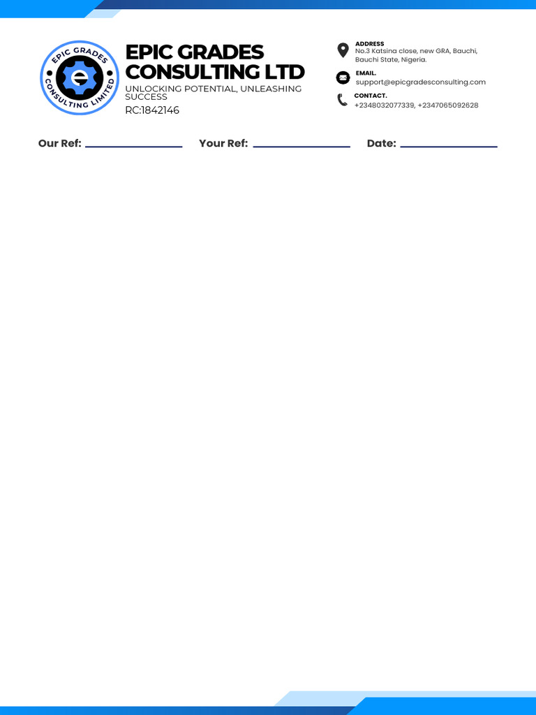 Epic Grades Consulting Contact Info | PDF