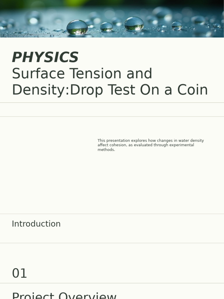 Cohesion and Density | PDF | Experiment | Statistics