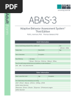 Basc 3 Self Report Adolescent Ages 12-21 | PDF