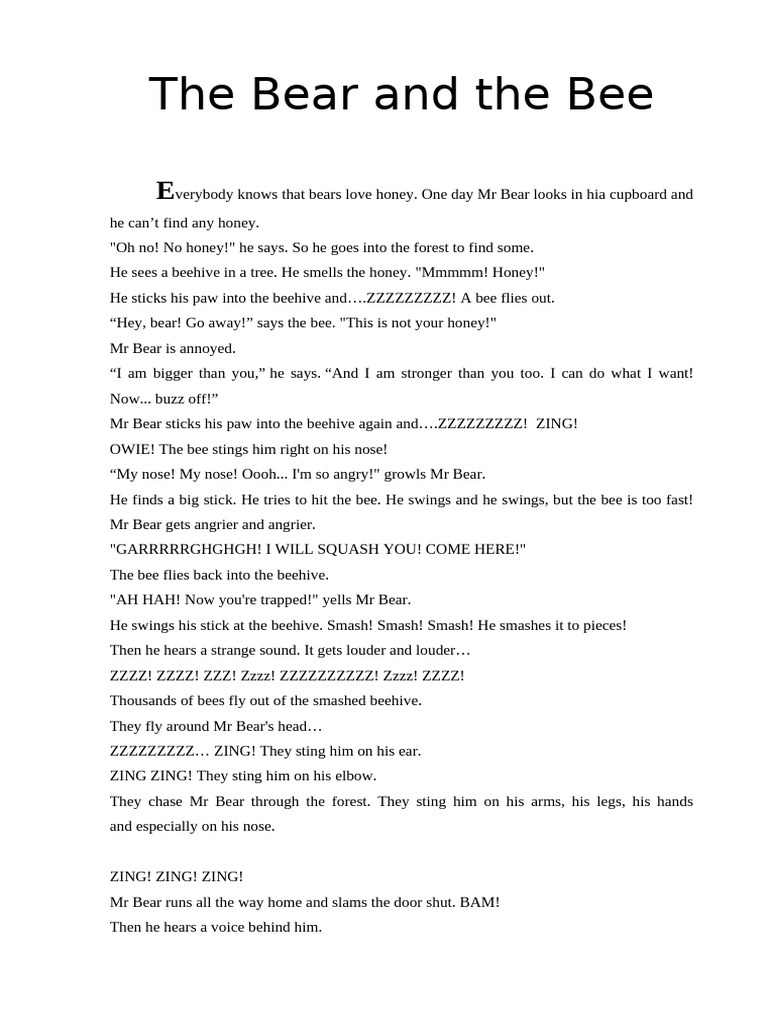 The Bear and The Bee | PDF
