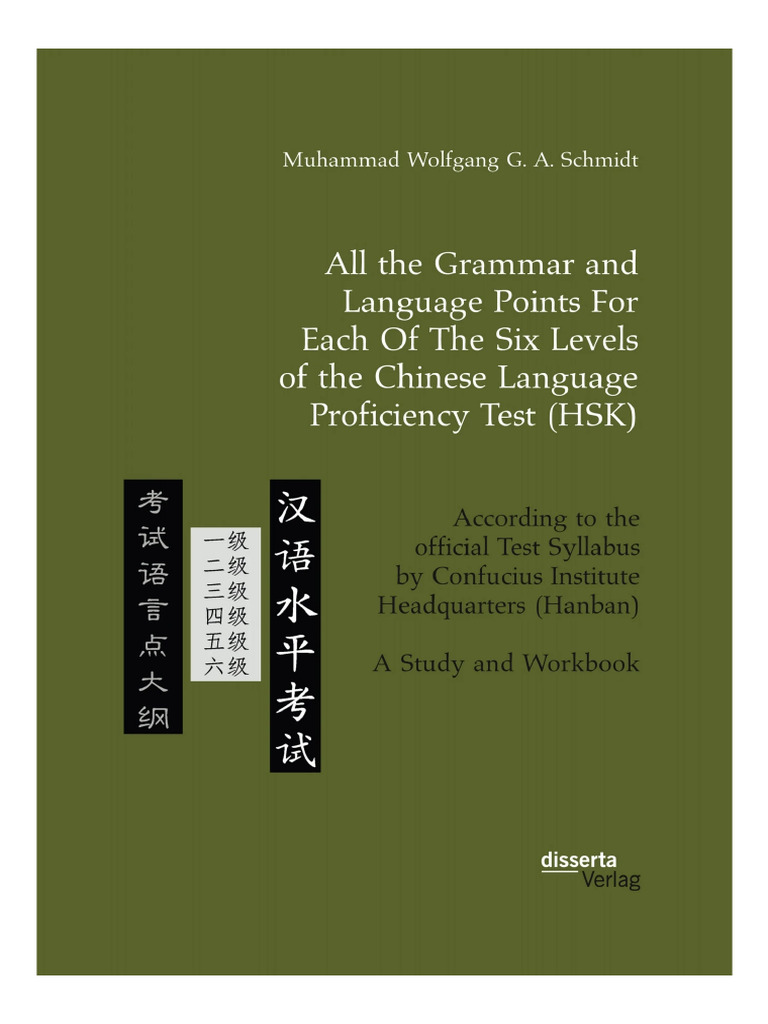 All The Grammar and Language Points For Each of The Six Levels of The ...