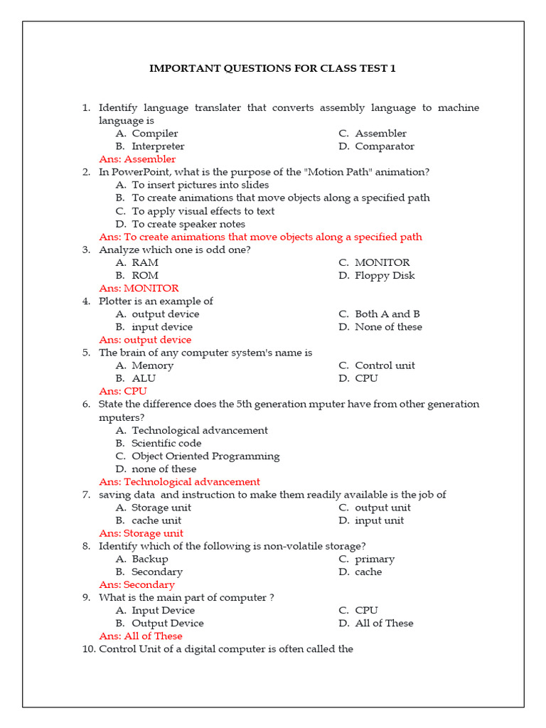 Computer Applications in Law - MCQ - CT1 | PDF | Microsoft Excel | Computer Data Storage