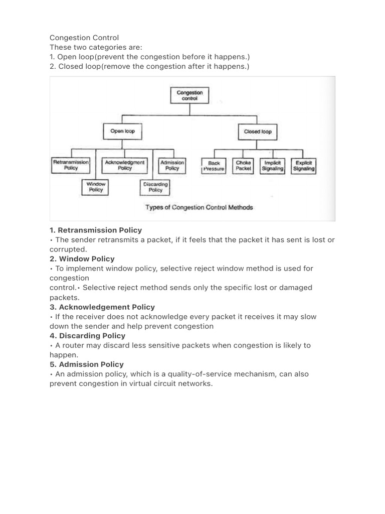 Congestion Control | PDF
