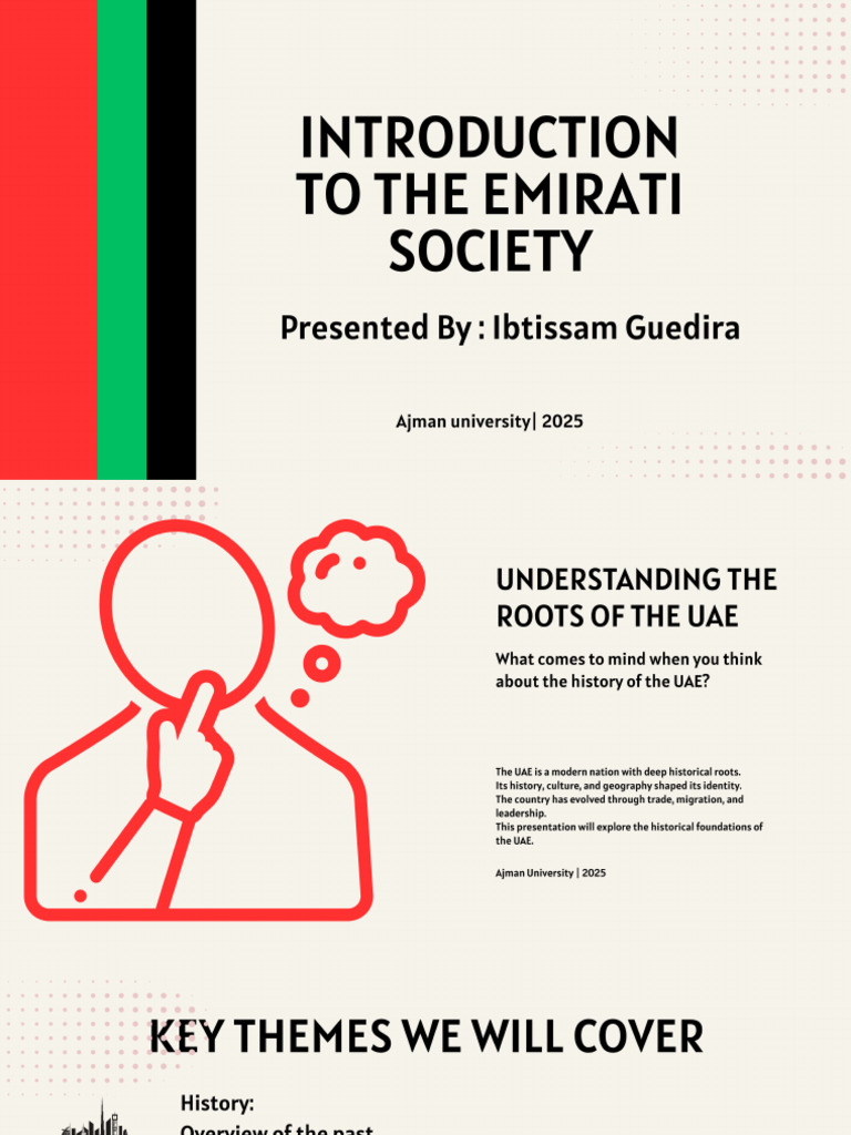 Introduction To The Emirati Society | PDF