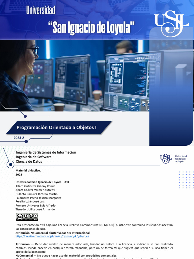 (06-1) MatClase 01 - POOI - Atributos y Métodos | PDF | Constructor (Programación Orientada a ...