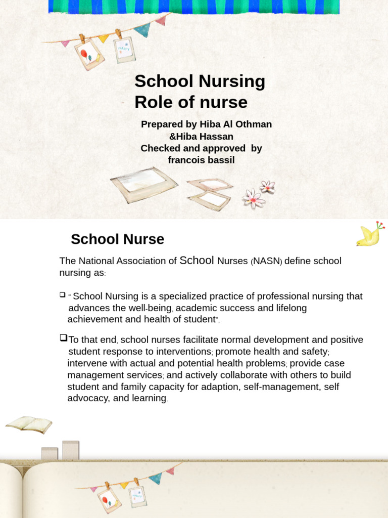 Roles of School-Based Youth Health Nurses | PDF | Nursing | Health ...