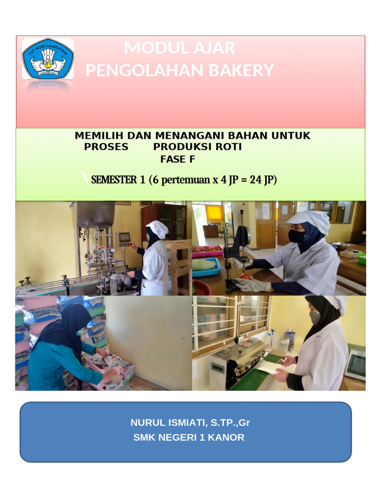 Modul Ajar Memproduksi Bakery | PDF
