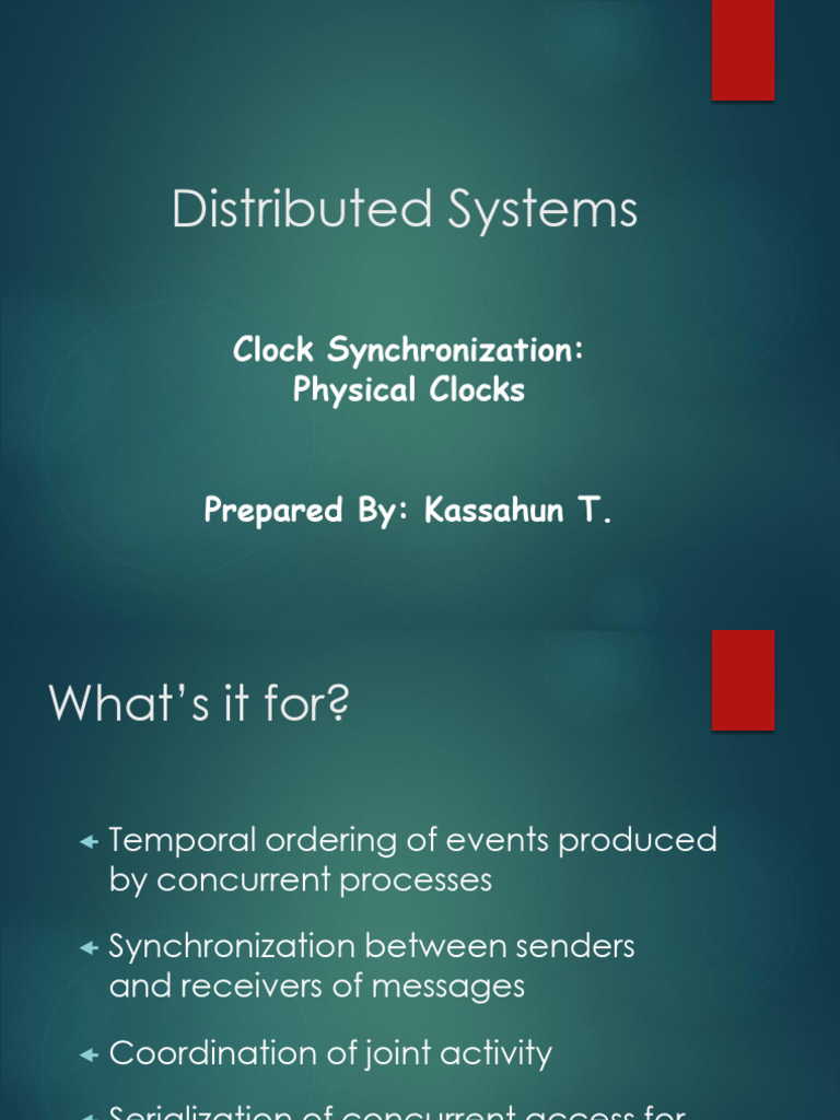 Ch-5 Time Synchronization | PDF | Computer Engineering | Computing