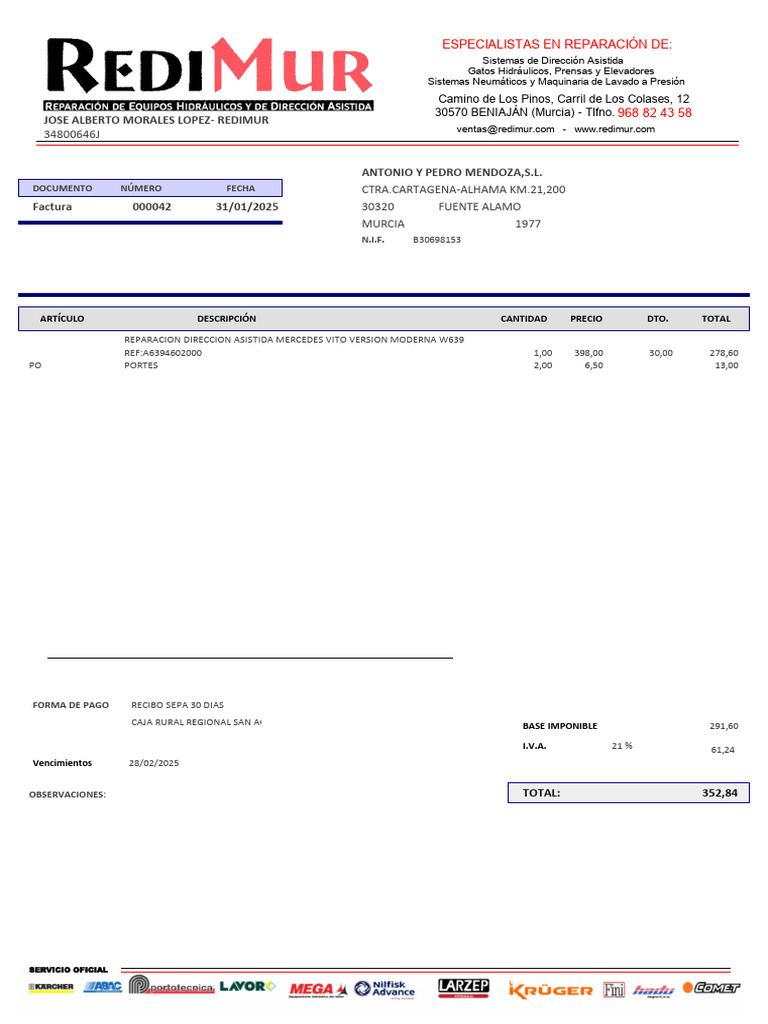 Factura 1-000042 | PDF