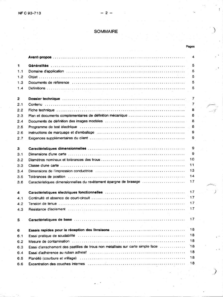 NF C93-713 Pages Paires | PDF