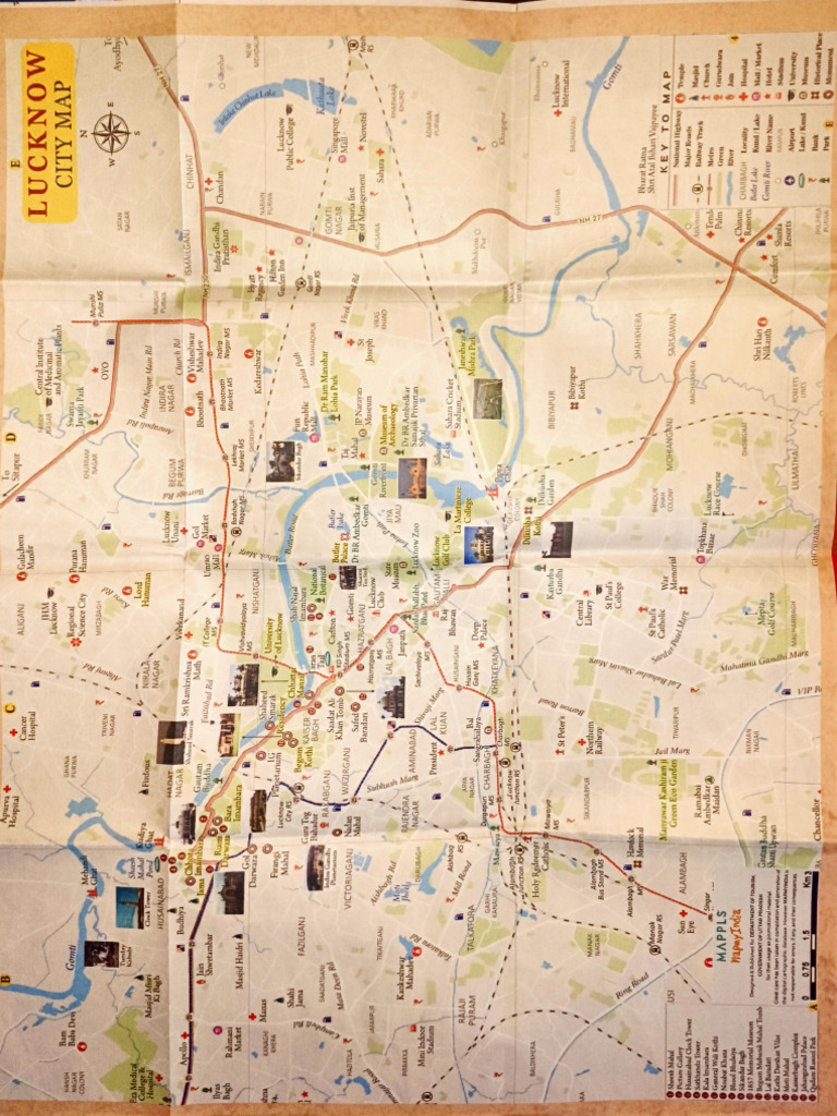 Lucknow City Map Doc 3 | PDF