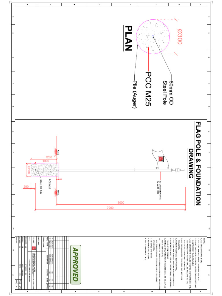 KP CIV Flag Pole & Foundation Drawing R00 Approved29052025120923557073 ...