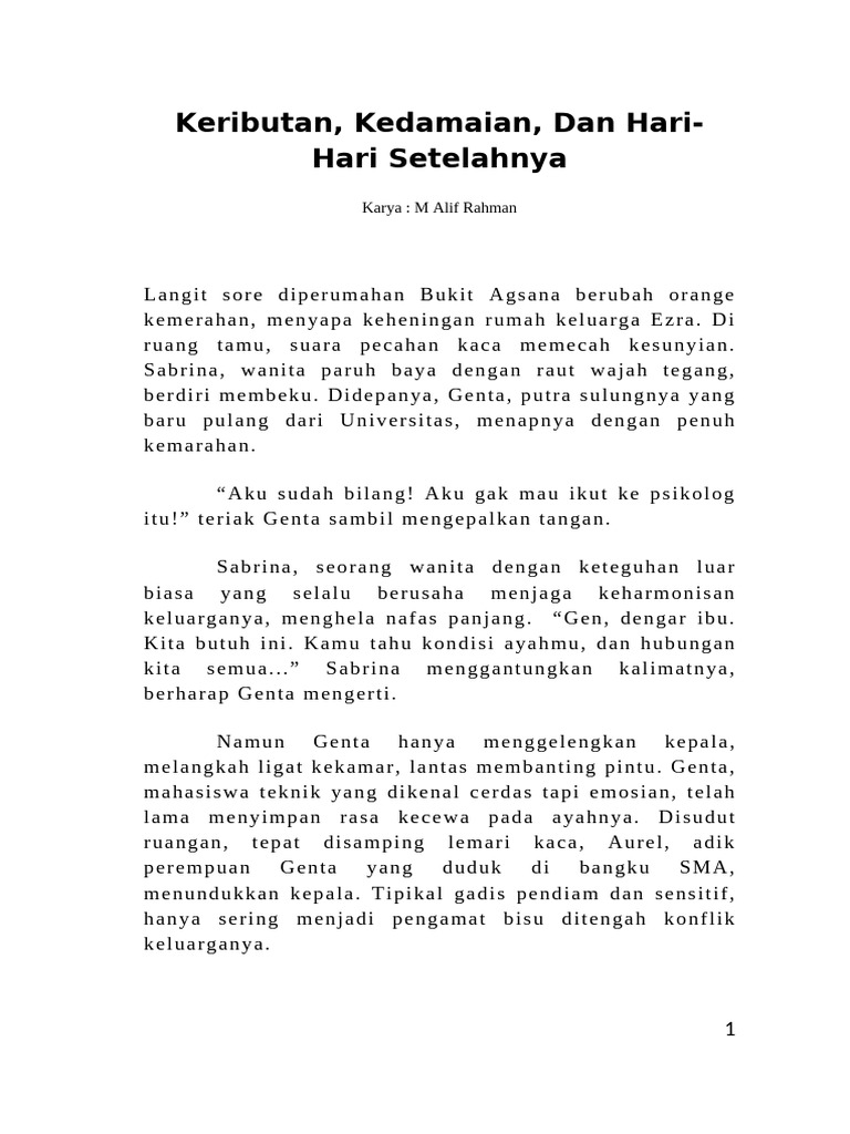 Isi Cerpen Psychology | PDF