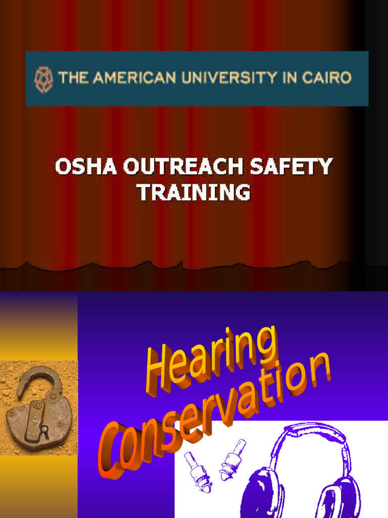 OSHA Hearing Conservation Program | PDF