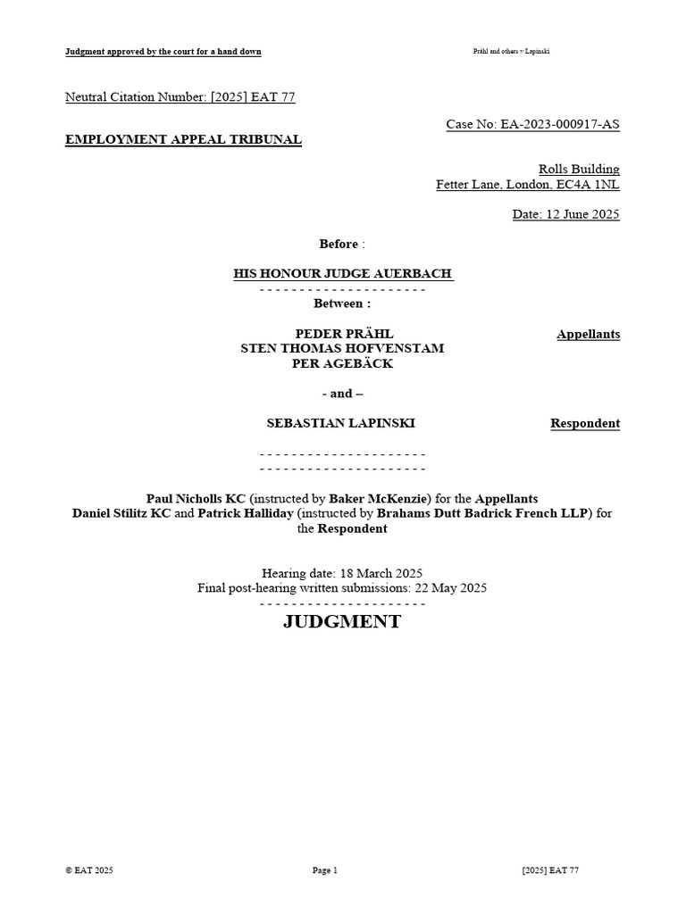 Judgment: Judgment Approved by The Court For A Hand Down | PDF ...