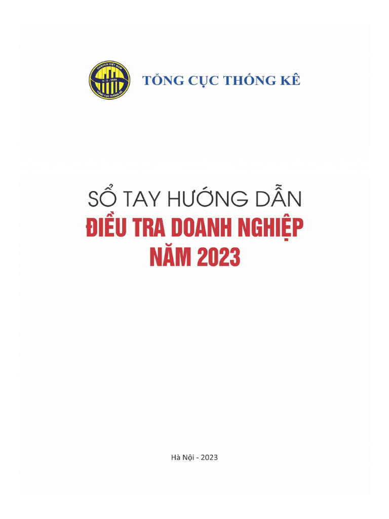 Phieu Dieu Tra Doanh Nghiep 2023 - B3 | PDF