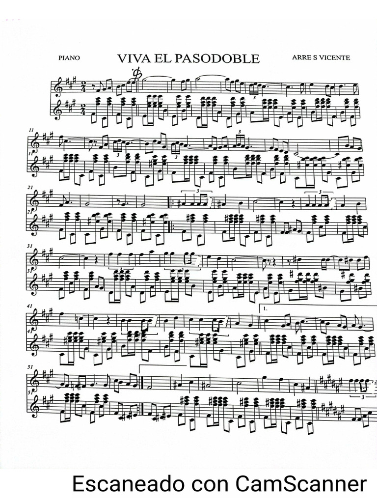 Viva Pasodoble Severino | PDF