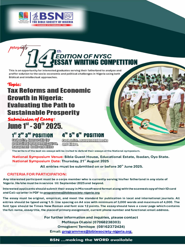 NYSC Poster | PDF