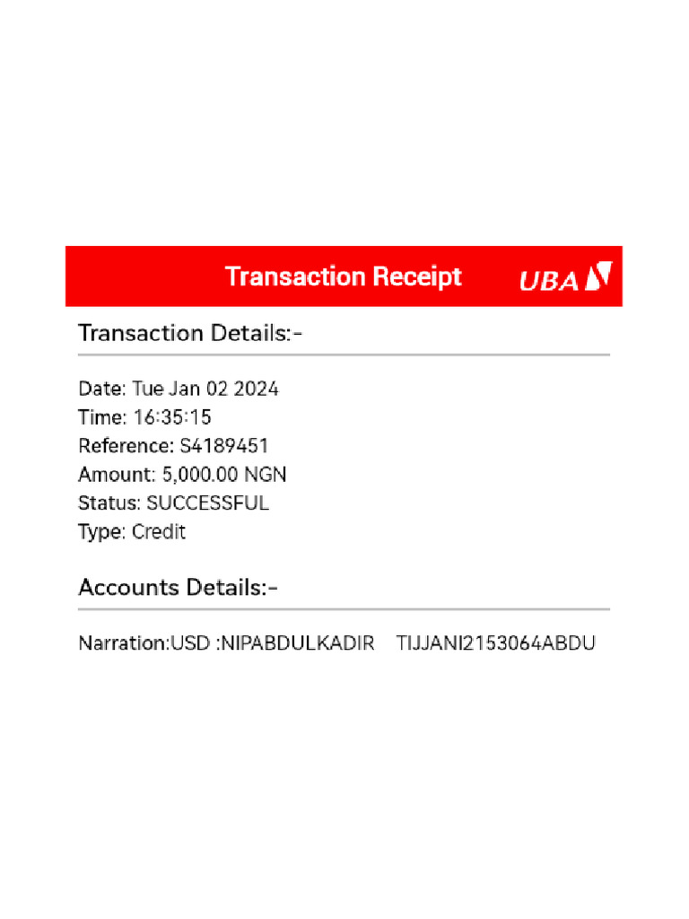 Transaction-Receipttue Jan 02 2024 | PDF