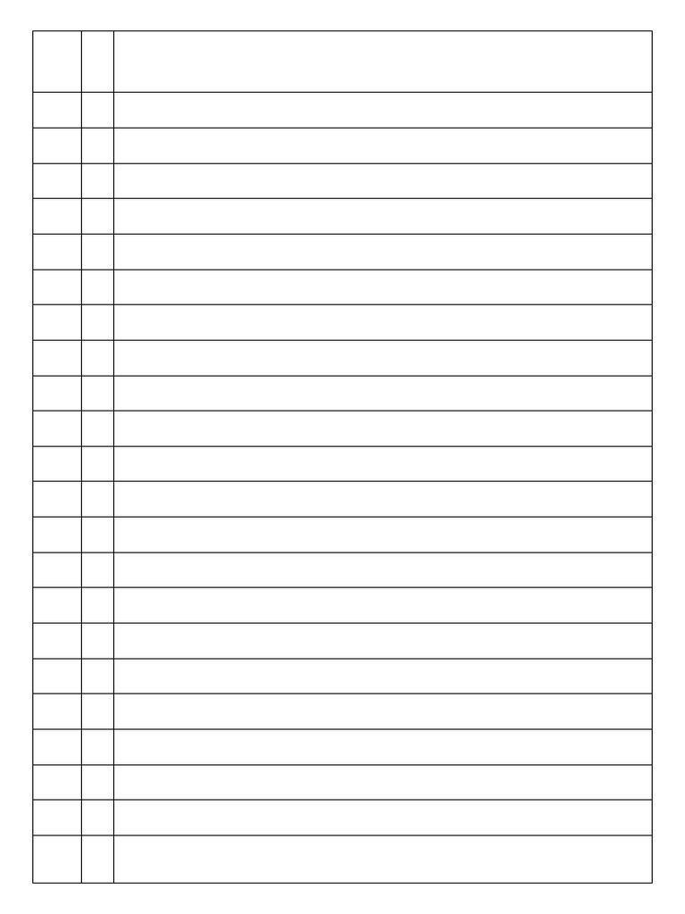 Ruled Paper | PDF