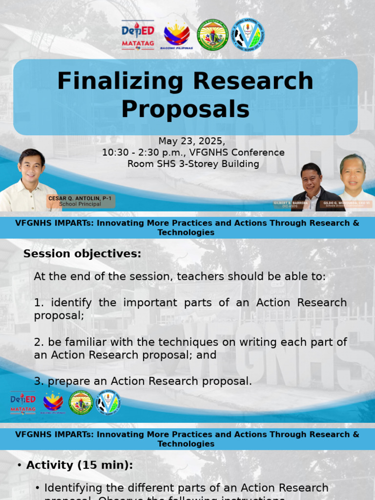 Finalizing Action Research | PDF | Data | Cognition