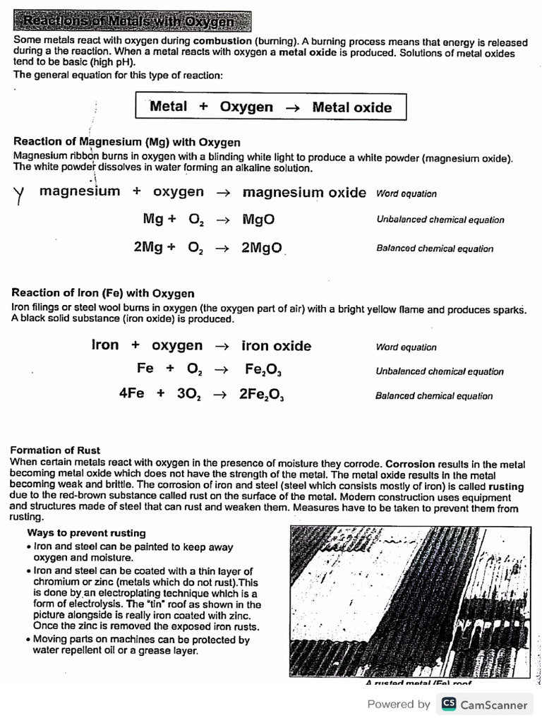 Formation of Rust | PDF