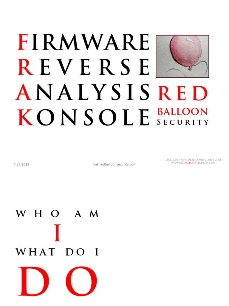 Firmware Reverse Analysis Techniques | PDF | Computing | System Software