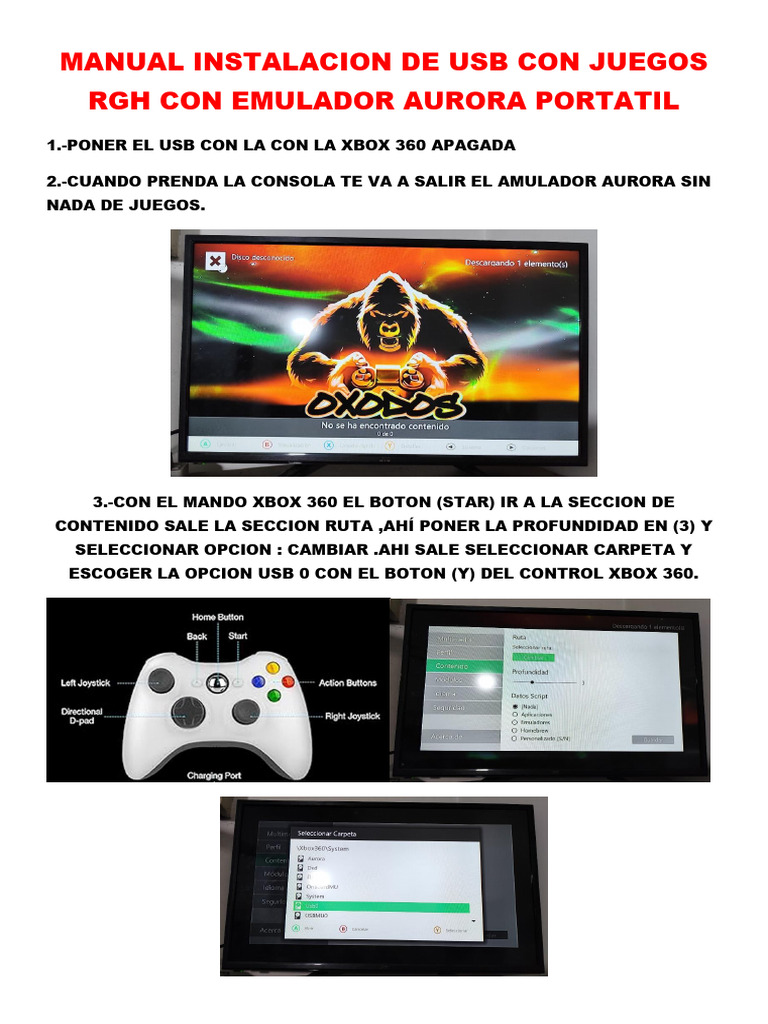 Manual Instalacion de Juegos Usb Con Aurora | PDF