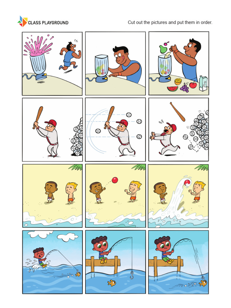 Story Sequence Grade 3 Worksheet | PDF