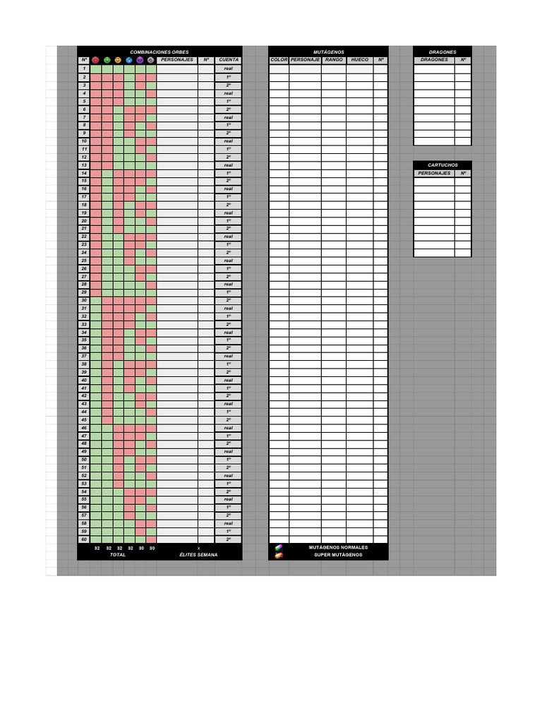Plantilla Tap Force Nikki - Hoja 1 1 | PDF